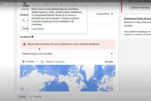 3 Tips to Location Targeting With Facebook Ads (Strategies & Best ...